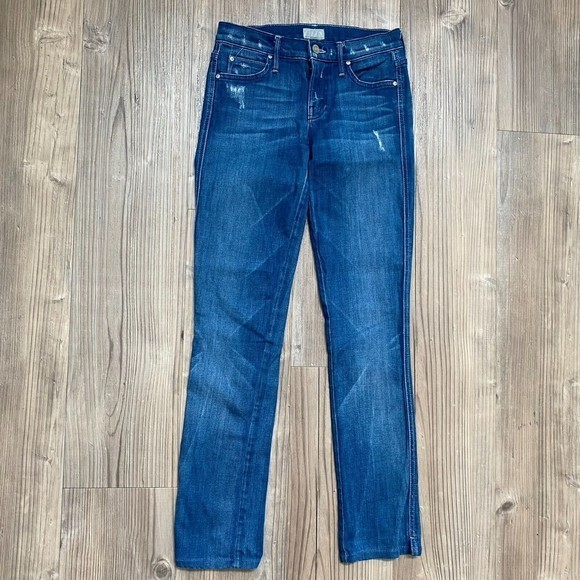 MOTHER | Jeans | Mother The Slasher Jeans Womens 24 Split Hem Hillbilly ...